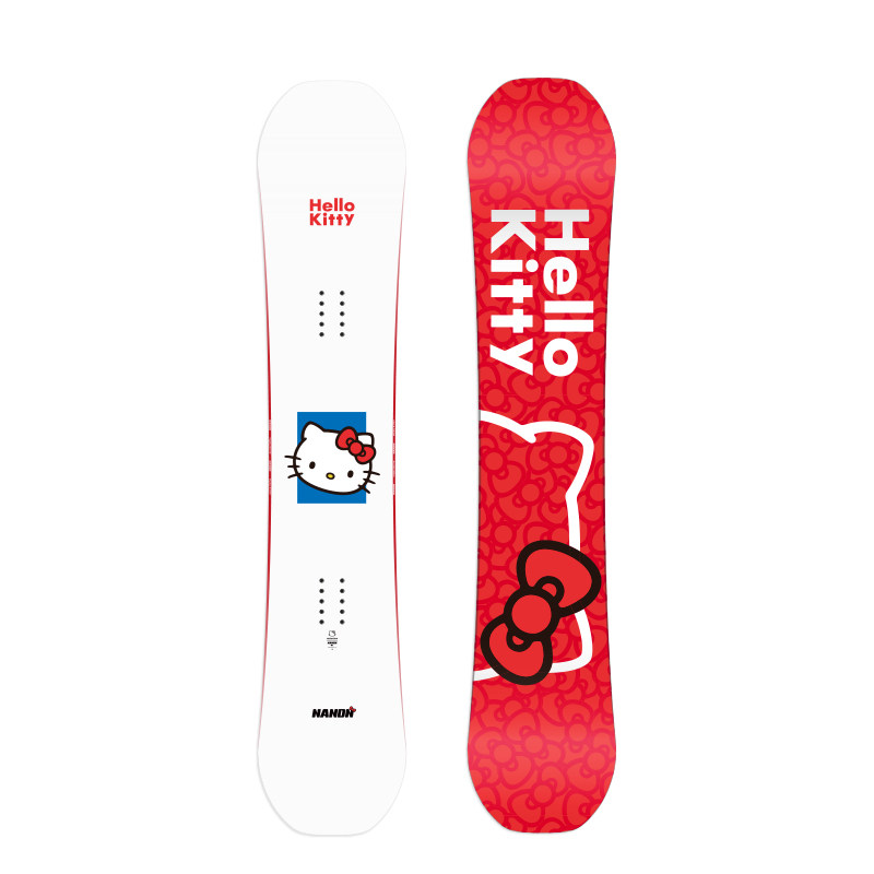 Hello Kitty x Nanen Snowboard - Adult Carved Sintered Board for Men and ...