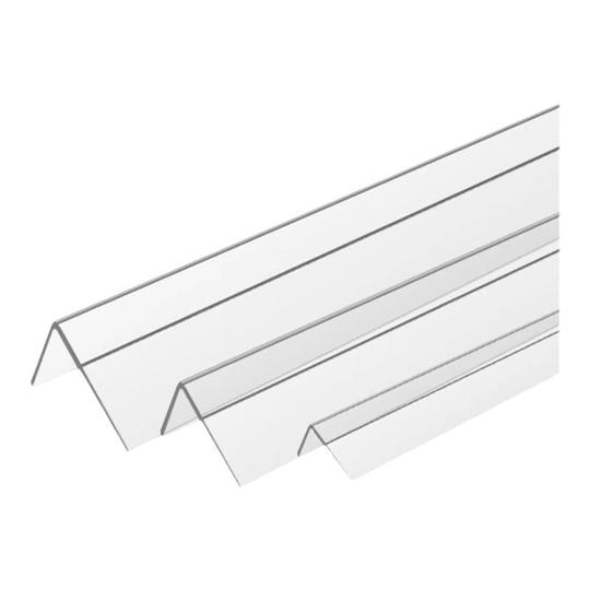 PC Transparent Corner Guard Strips - Acrylic Anti-Collision Edge Protectors