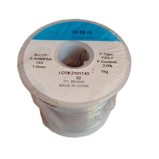 本物の雲西ブランド雲南錫産業 sn63pb37 はんだ線 0.8-2.0 ミリメートル sn60/40 錫線リード錫線