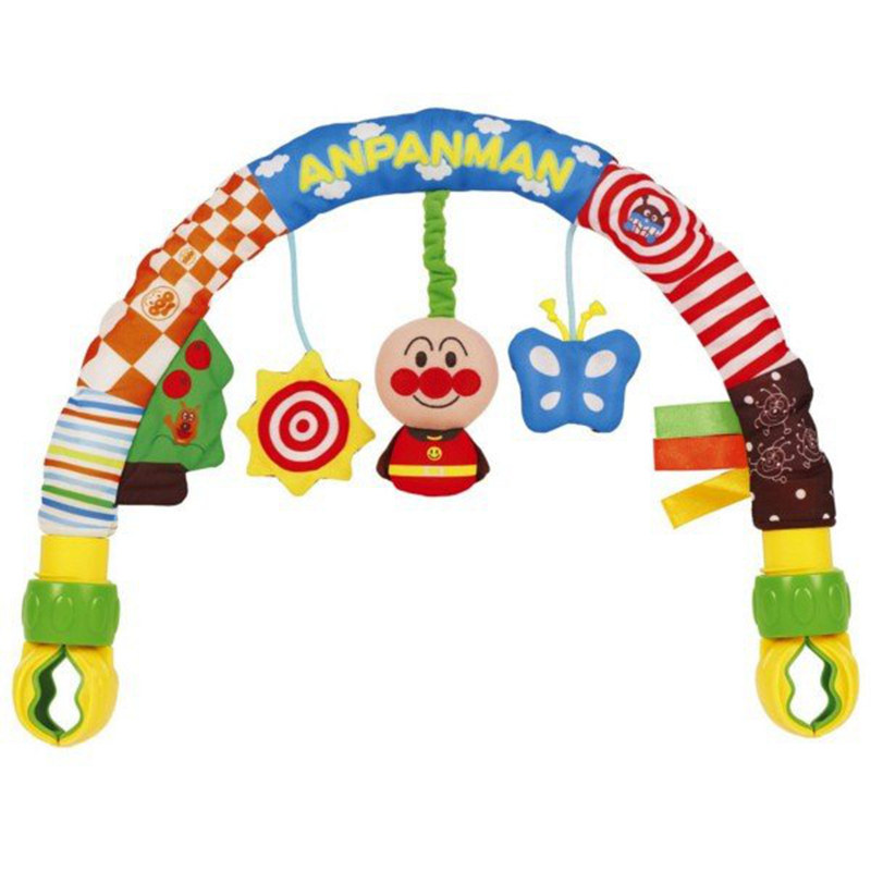 Apanman Bread Superman Plush Toy - Baby Rattle & Teether
