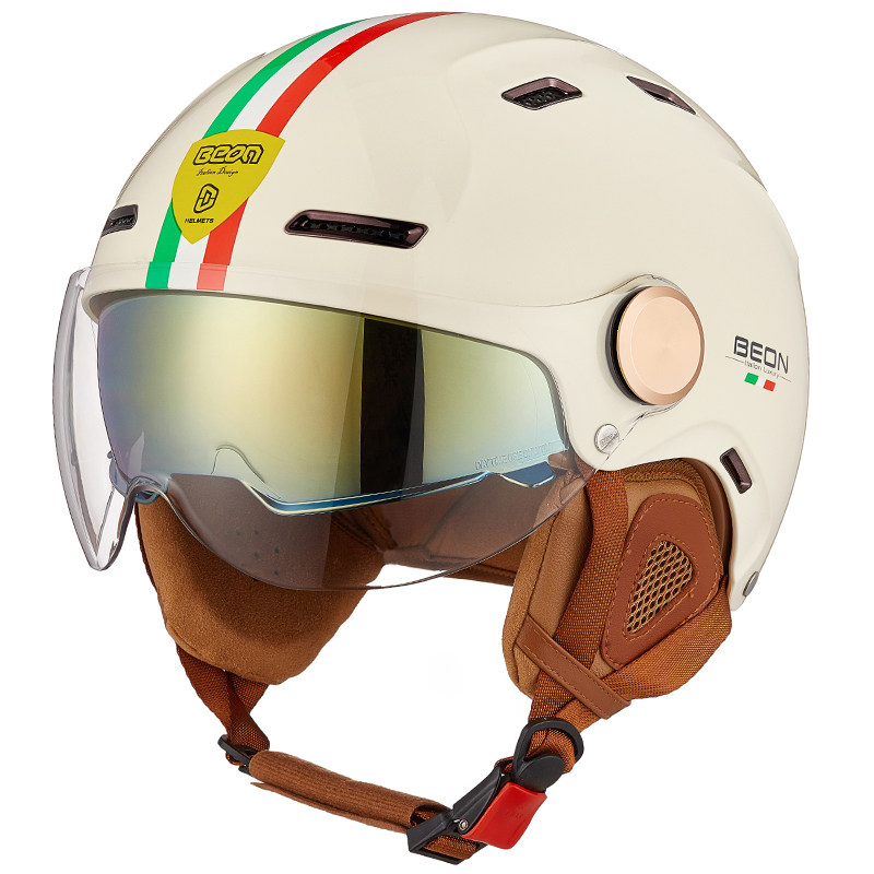 Beon Helmet - Electric Vehicle Motorcycle Helmet with Double Lens