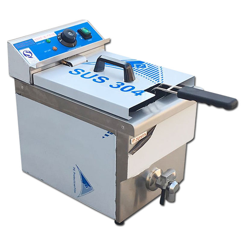Justa EF-12L Electric Fryer - 8L Single Cylinder Commercial Fryer