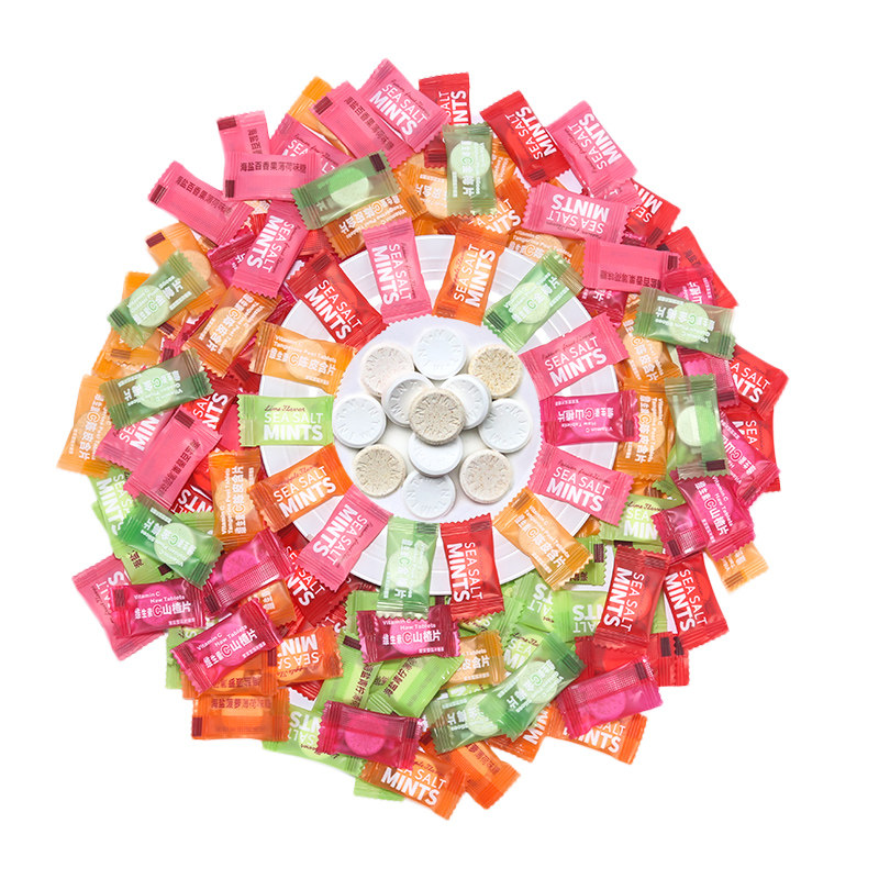 Vitamin C Tangerine Peel Lozenges - Genuine, Sugar-Free, Sea Salt Mint ...