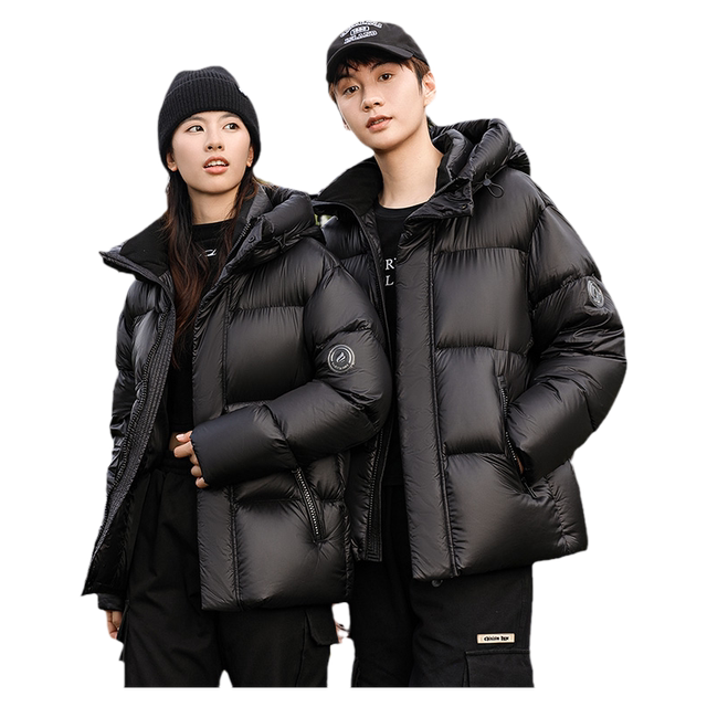 Duck Duck Couple Down Jacket 2024 Winter New Short Style Unisex Design ...