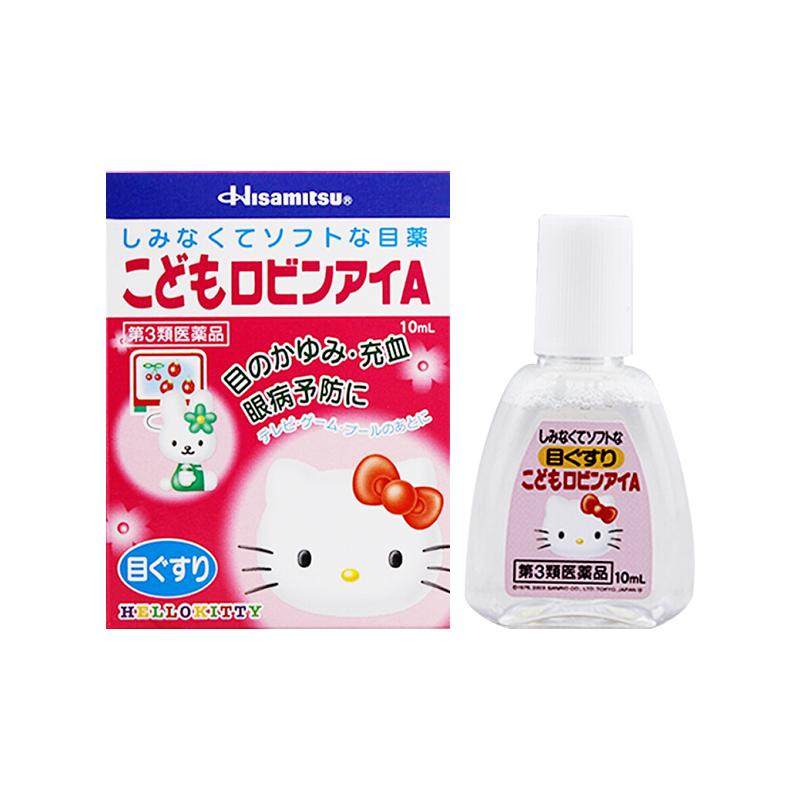 Colírio Infantil Hisamitsu Hello Kitty 10ml - Alivia Fadiga e Coceira