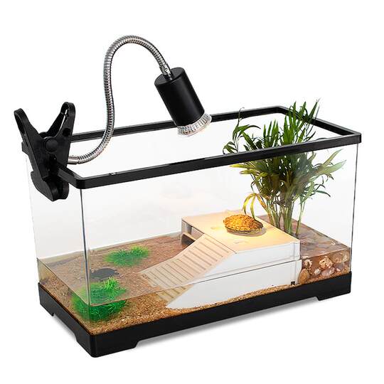 Turtle Tank with Sun Terrace Climbing Platform - Small Fish Tank
