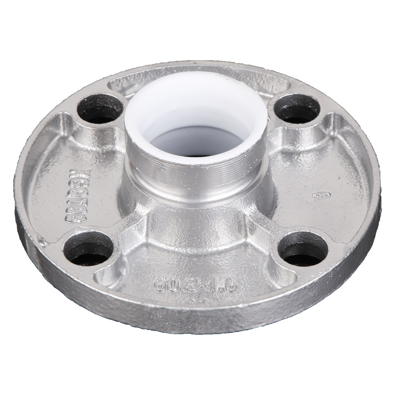 Galvanized Plastic-Coated Pipe Fittings with Groove Conversion Flange ...