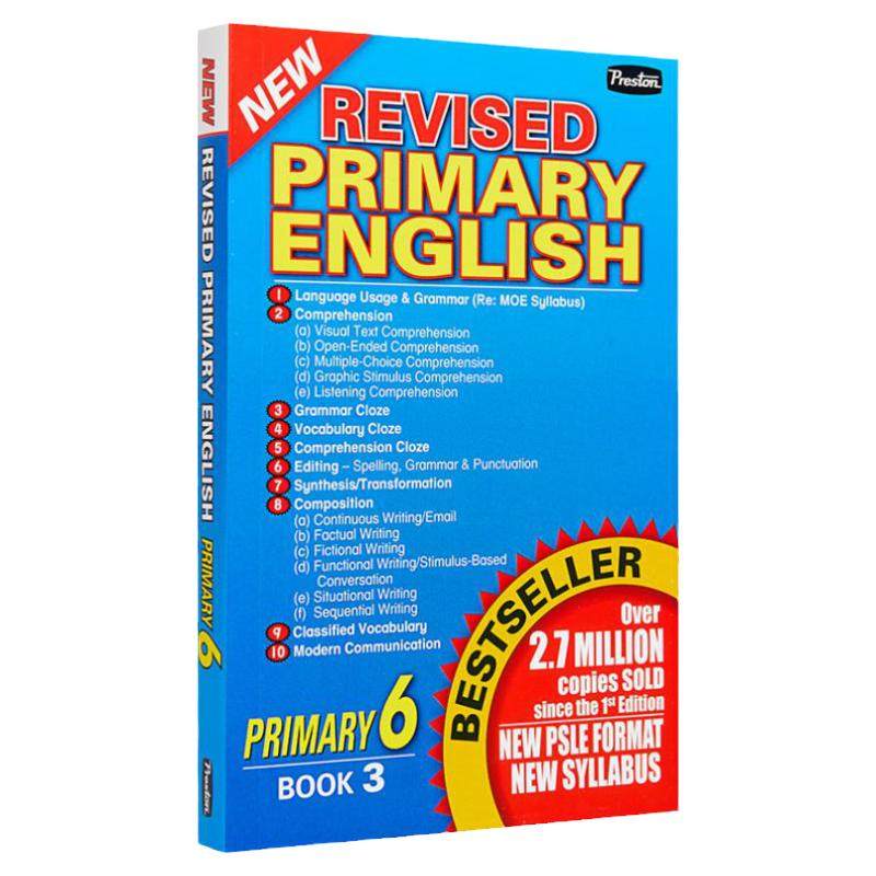 Singapore PSLE English Self-Study Guide Level 1-6