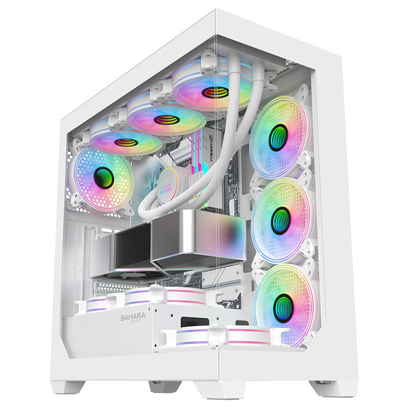 Sahara Space Capsule II White ATX Mid-Tower PC Case
