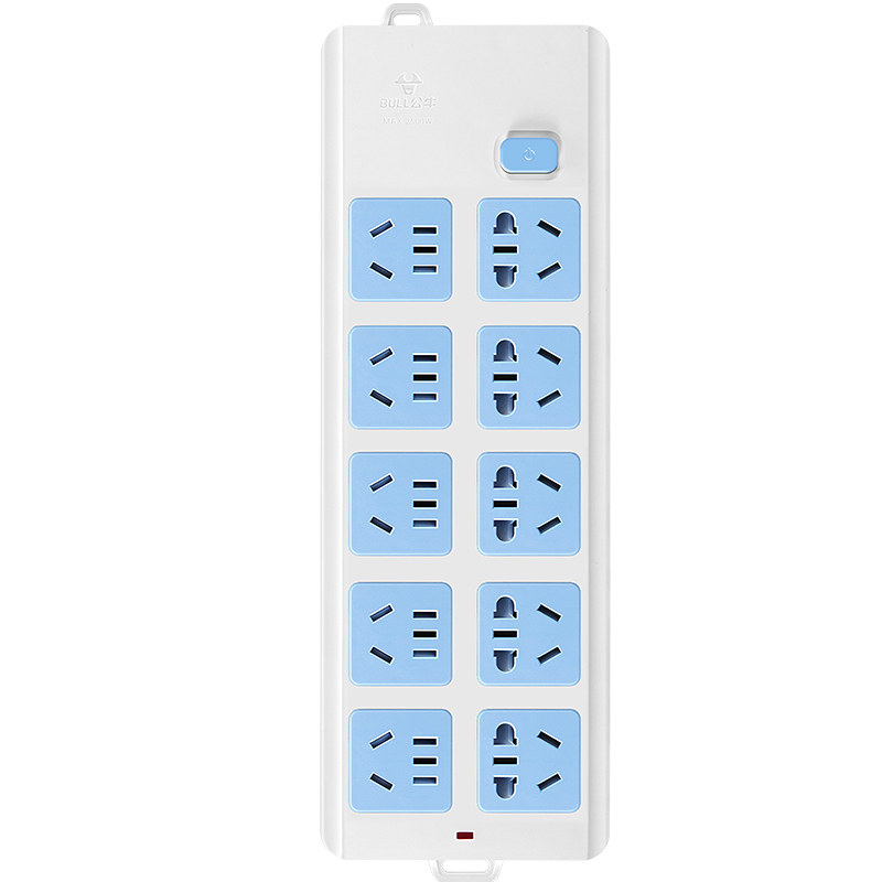 Bull 5-Socket Wireless Power Strip - Multi-Function Electrical Outlet Board