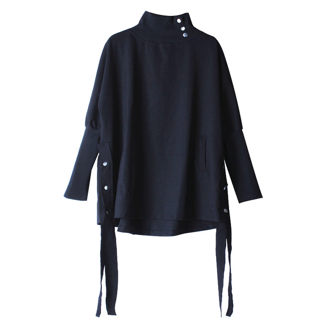 Early autumn new big circle long -sleeved T -shirt ins Tide niche ...