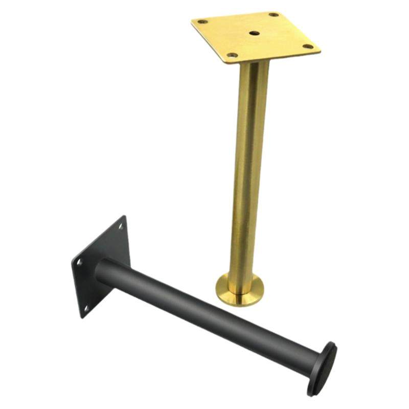 Stainless Steel Cabinet Legs - Adjustable Height - Gold/Black Finish