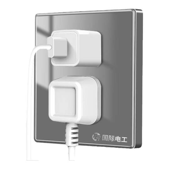 Concealed Plexiglass Mirror Switch Socket for Home Use
