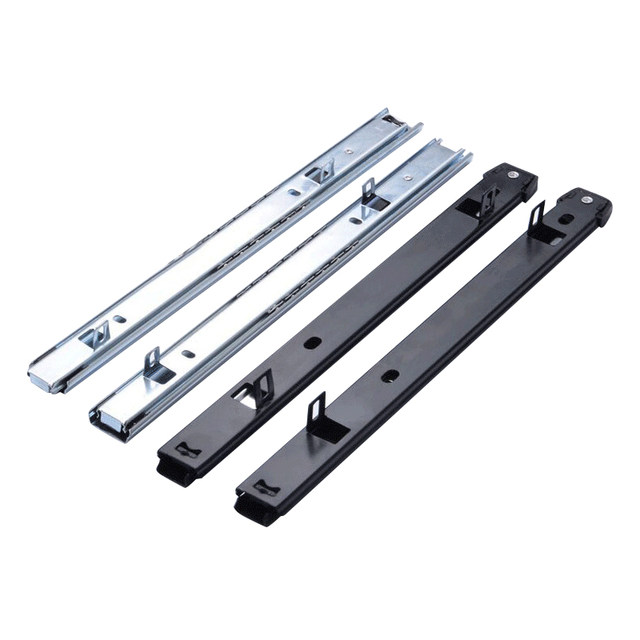 Computer keyboard bracket track desk slide rail lifting slide wooden ...