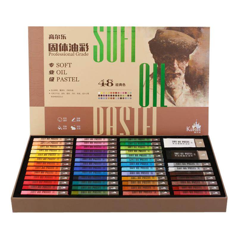 Golle Solid Oil Paint Stick Set Small Brick | 48-Color Super Soft Heavy ...
