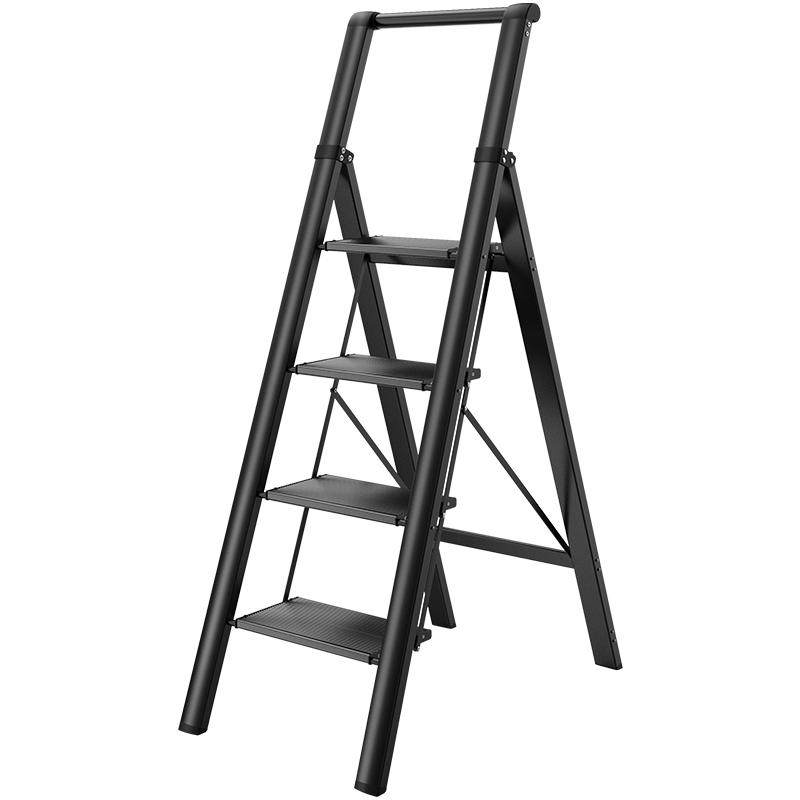 Kentai 4-Step Folding Ladder - Multifunctional Aluminum Alloy Household ...