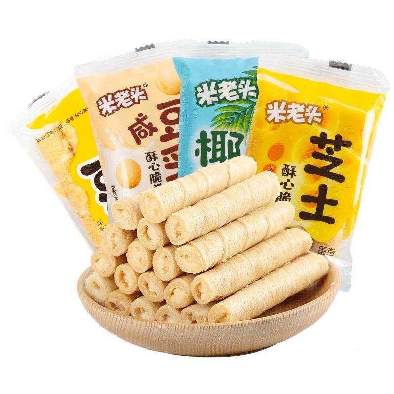 Uncle Pop Biskut Gulung Telur Rangup Berhati - 500g