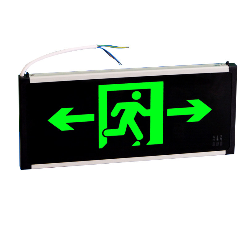 New National Standard Safety Exit Sign LED Fire Emergency Light Plug-in ...