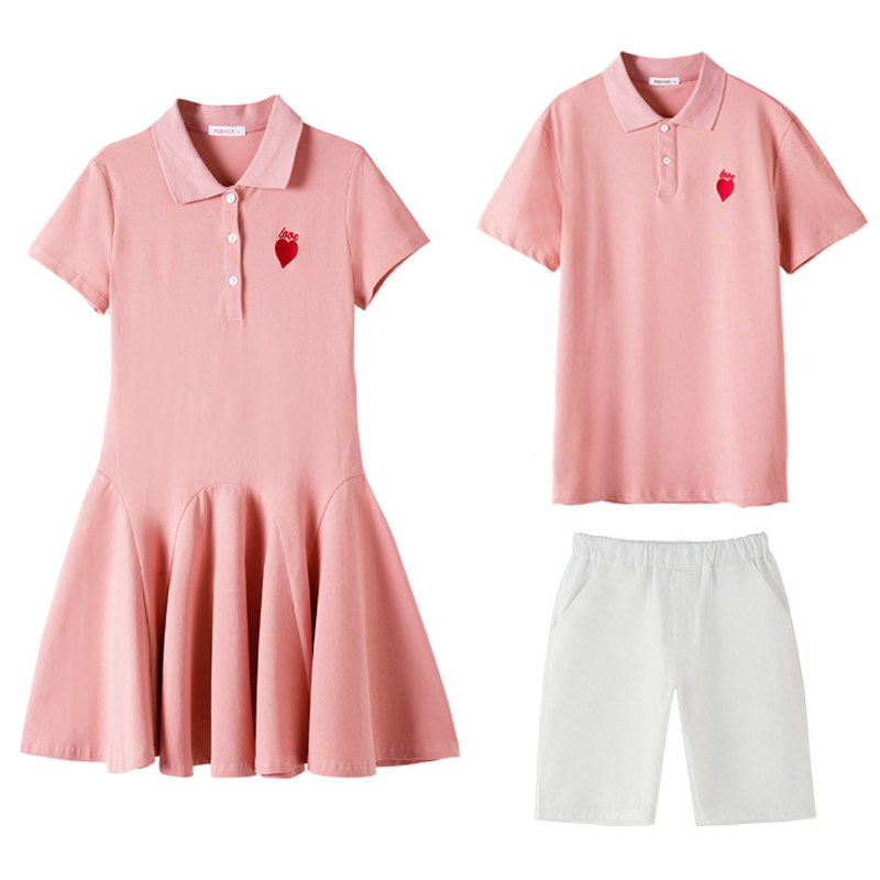 Parent-Child Summer Outfits - Family Portraits Matching Clothing Set