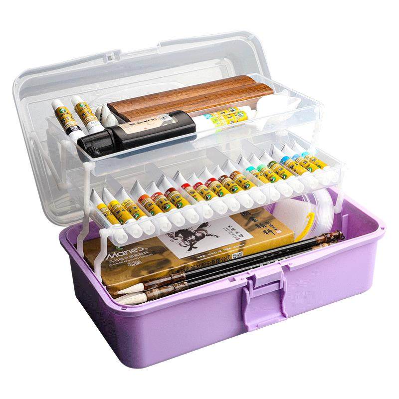 Marley Brand Chinese Painting Supplies & Tools, Complete Set of Purple ...