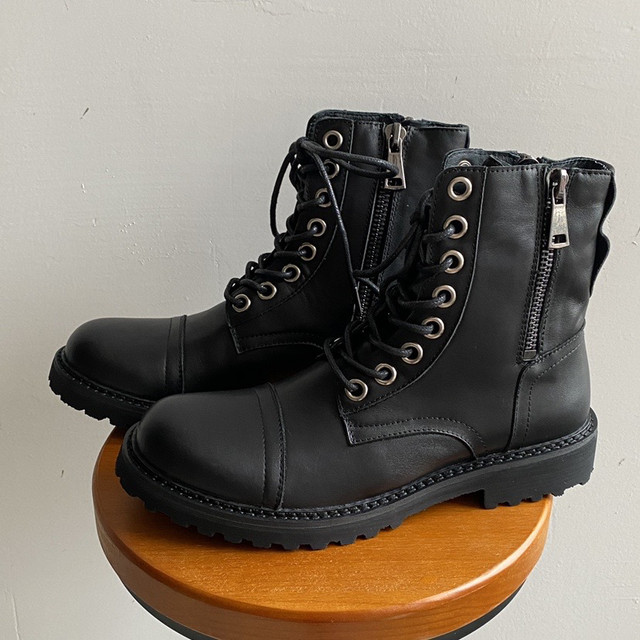 2024 Original American -style Martin Boots Men's Winter High ...