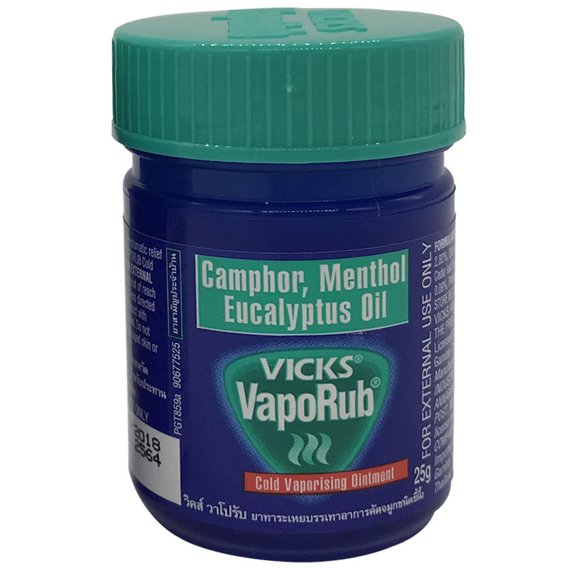 Vicks Baby Balsam cu Mentă - Cremă Calmante pentru Nas Înfundat și Tuse ...