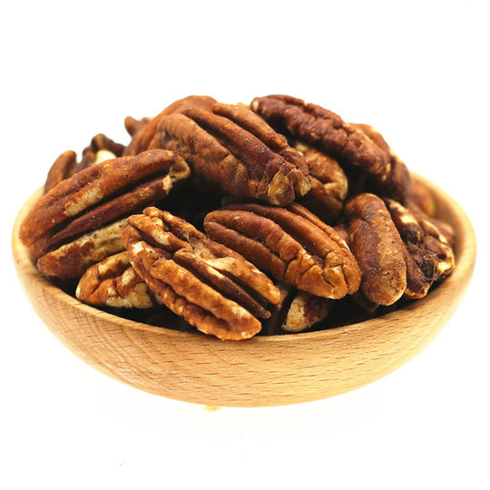 Fresh Cooked Pecan Nuts Crushed Kernels Original Flavor Raw Nuts Bagged ...