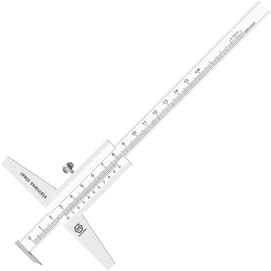 German Minité® High-Precision Depth Caliper - Measures Internal ...