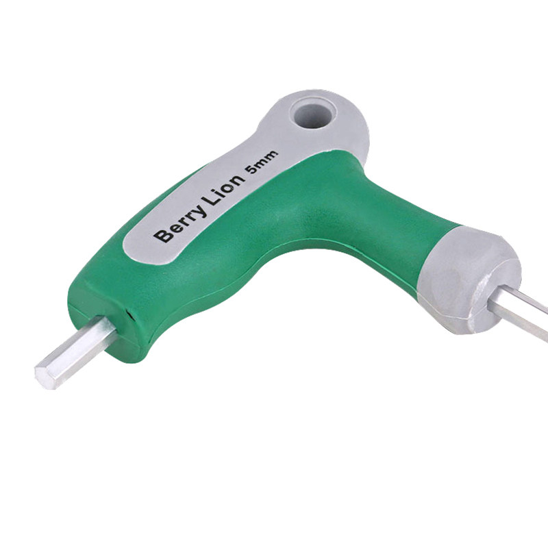 T-Shaped Hexagonal Wrench with Handle - Chrome Vanadium Steel CR-V Tool