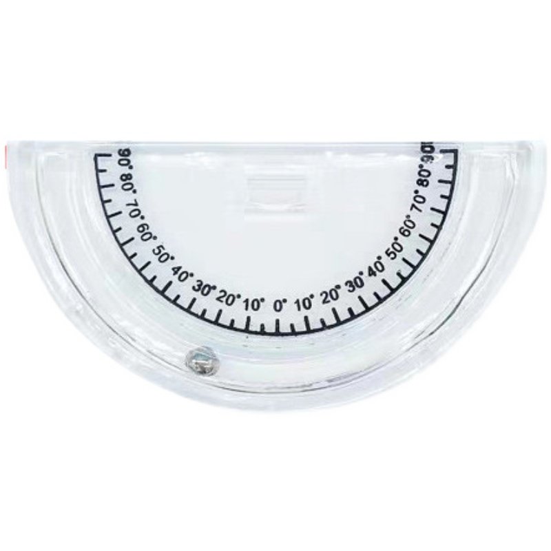 Medical Nursing Bedside Angle Measurement Card Protractor
