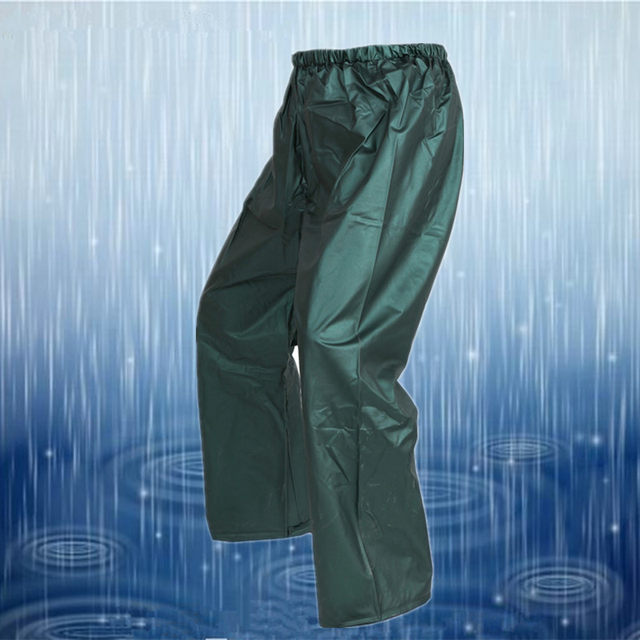 High elastic tear-resistant rain pants for men and women, lower body waterproof pants for tea ...