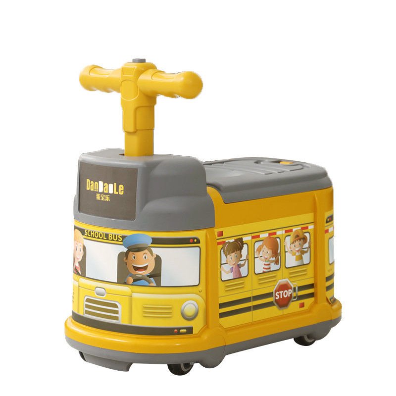 Danbaole Children's Multi-Functional Bus Twist Car - Storage & Slidable ...