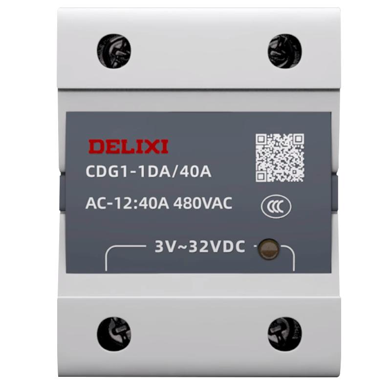 Delixi 40a puolijohderele - yksivaiheinen 10a puolijohderele 24v dc-ohjattu ssr-25da