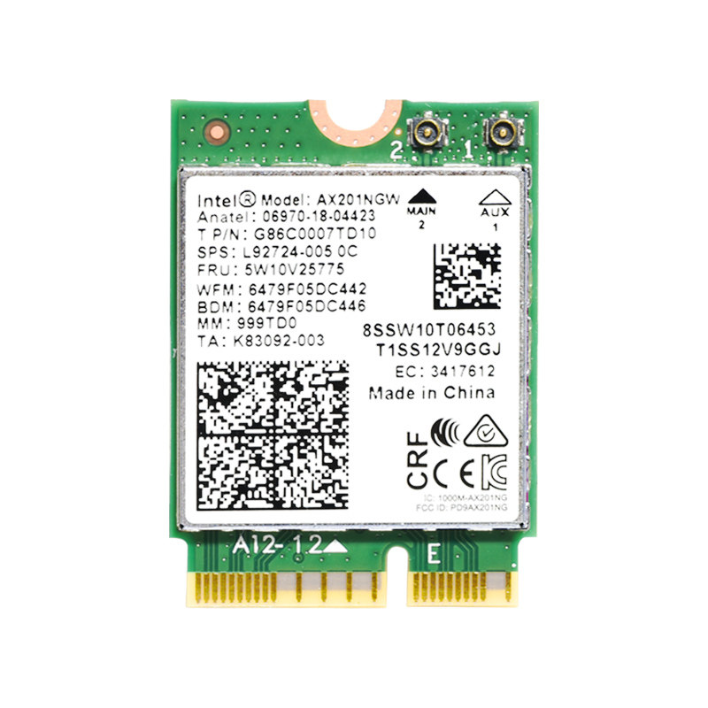 Card mạng M.2 Gxlinkstar Intel AX201/9560AC WiFi 6 - Bộ thu không dây ...