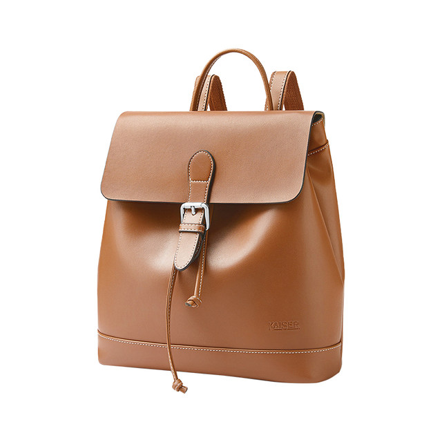 Kaiser Caesar leather backpack female 2024 new large -capacity ...