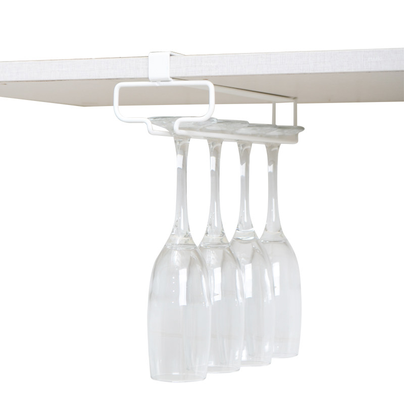 Nordic Carbon Steel Wine Glass Rack - Upside Down Hanging Holder