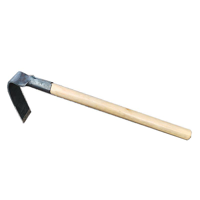 Jun Zong Forged Steel Flat Hoe - Garden Digging Tool with Wooden Handle