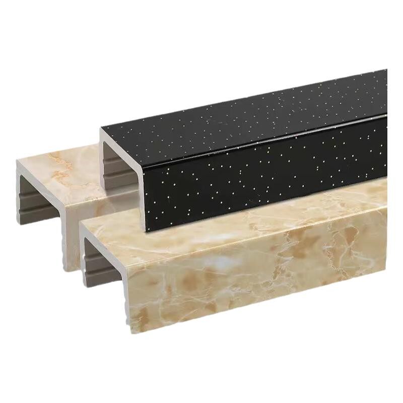 Widened Bathroom Water Retaining Strip - PVC Imitation Marble Dry and ...
