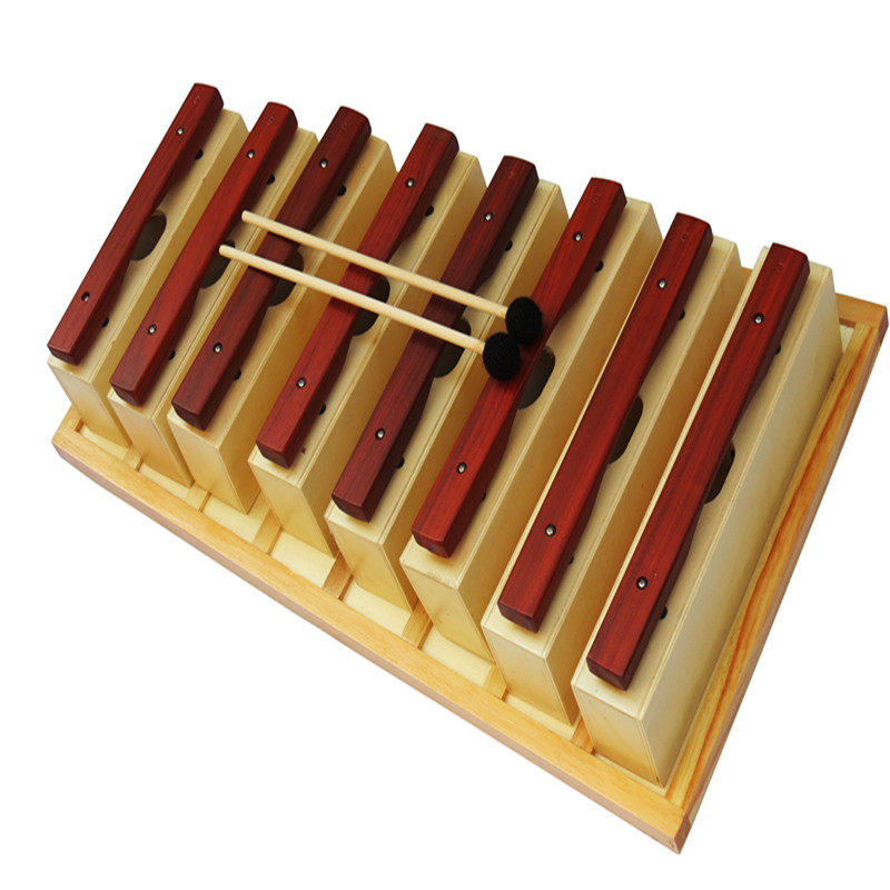 Orff 8-Tone Xylophone - Wooden Sound Blocks for Early Education