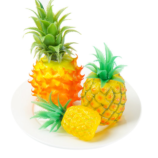 Simulation Pineapple Foam Model Fruit Decoration Prop Toy