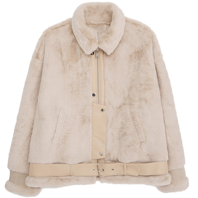 GW large -size fur integrated outer set female 2024 winter new small as ...