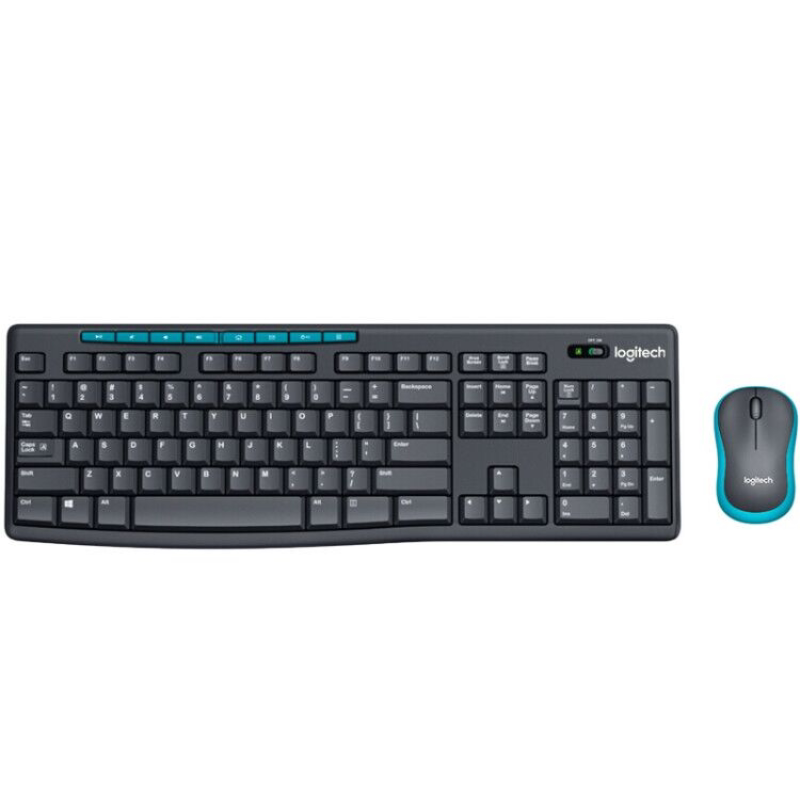 Logitech mk275 kabelloses tastatur- und maus-set – desktop und laptop ...