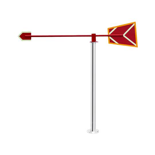 Wind Vane Bag Outdoor Rotating Reflective Luminous Stainless Steel ...