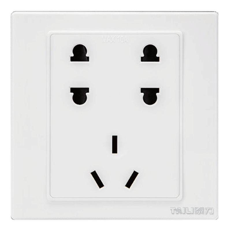 Thai Force Seven-Hole Socket Wall Switch Panel - Concealed Multi-Jack ...