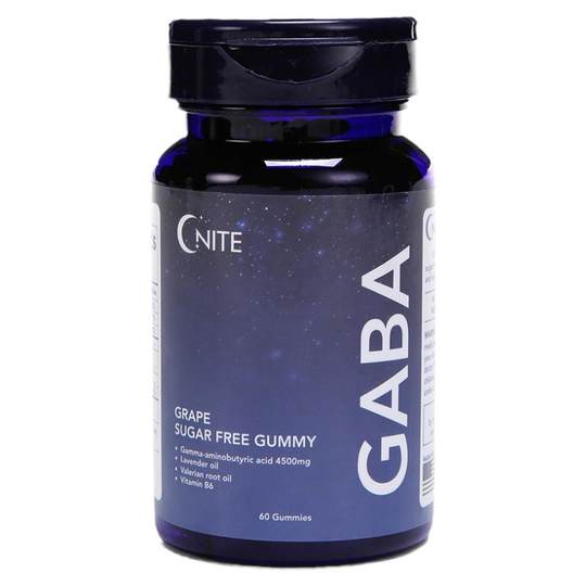 American GABA Sleep Gummies - 60 Capsules, Sugar-Free, Good Night Grape ...