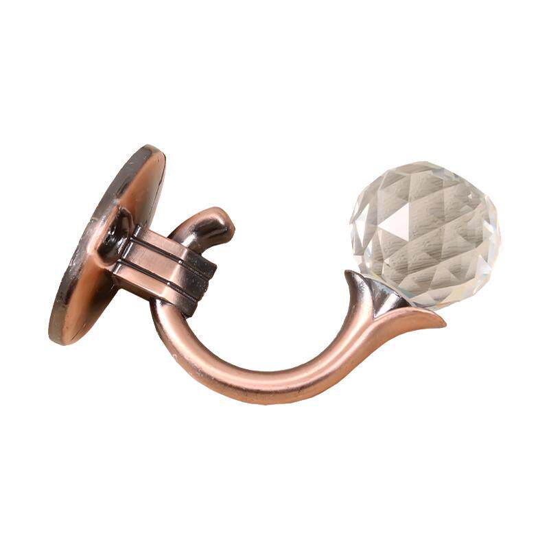 European Style Curtain Hooks - Pair of Side Mounted Wall Hooks