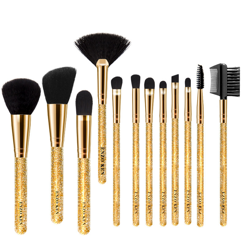 Ensemble de pinceaux de maquillage Enzoken - Collection portable super ...