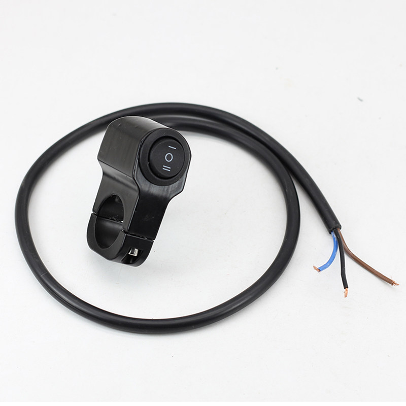 Motorcycle External Spotlight Switch Pipe Clamp Button Rear Sight ...