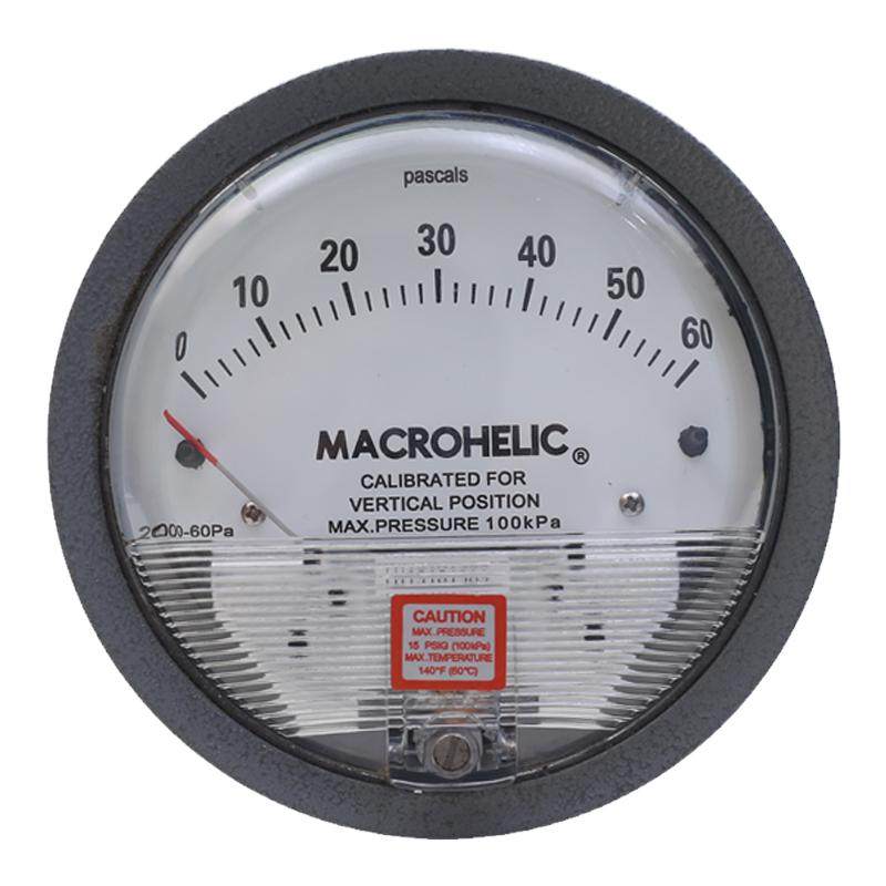 Macrohelic 2000 Differentialtryksmåler - 0-60Pa