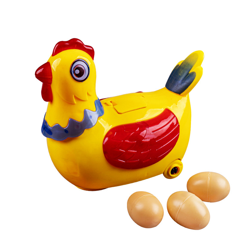 Qisen Electric Walking Hen Toy - Laying Eggs & Singing
